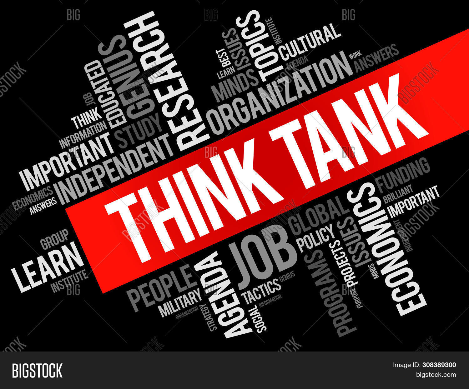 Think Tank Word Cloud Image & Photo (Free Trial) | Bigstock
