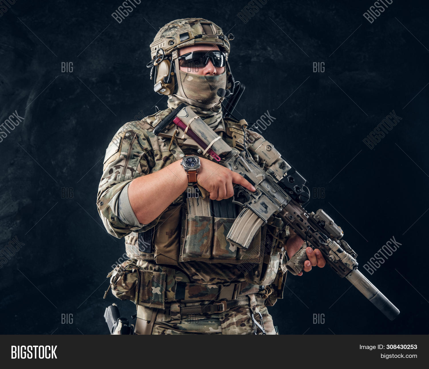 Portrait Strong Manly Image & Photo (Free Trial) | Bigstock