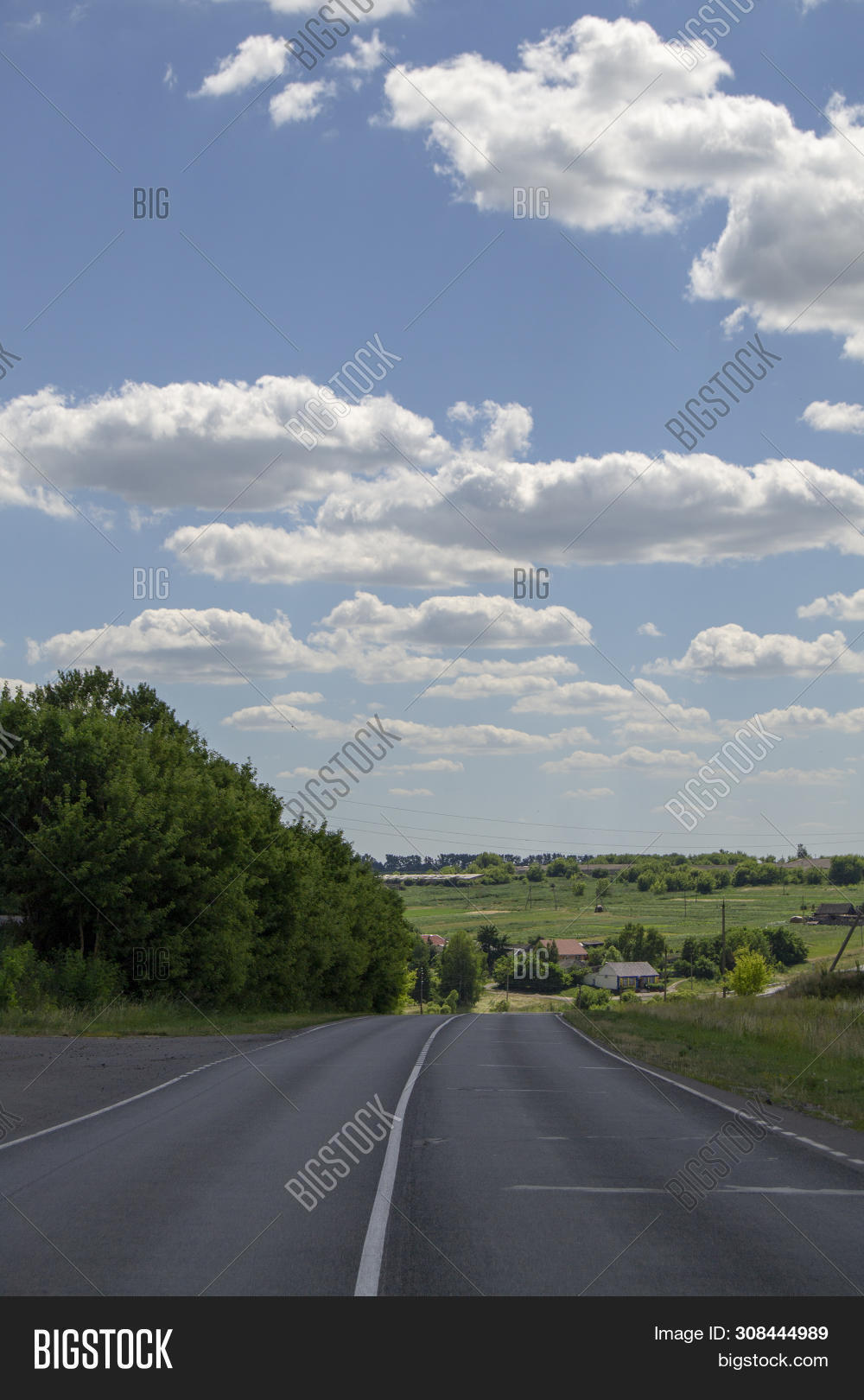 Panorama Road Summer Image & Photo (Free Trial) | Bigstock
