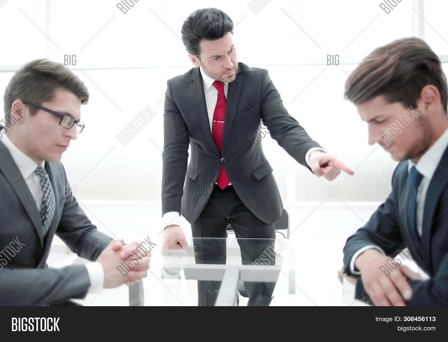 Strict Boss Scolds Image & Photo (Free Trial) | Bigstock