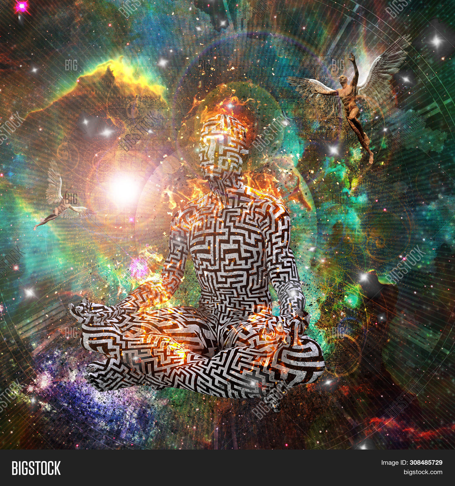 Surrealism. Figure Man Image & Photo (Free Trial) | Bigstock