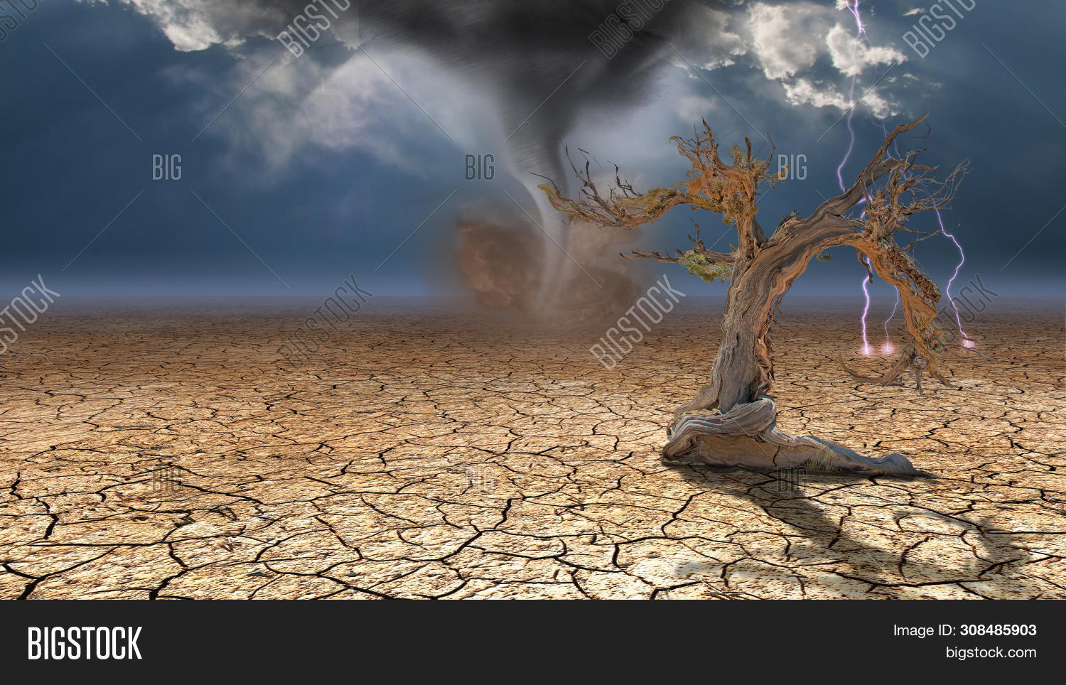 Desert Dust Devil. Image & Photo (Free Trial) | Bigstock