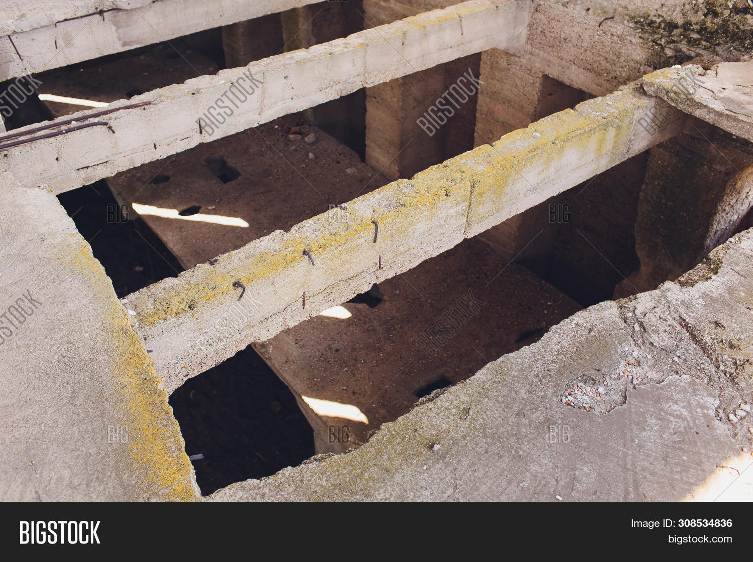 Destroyed Big Concrete Image & Photo (Free Trial) | Bigstock