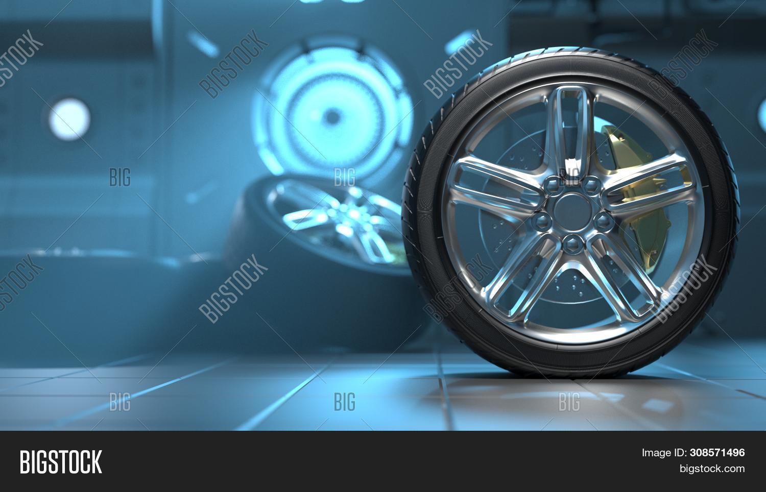 Car Tires Futuristic Image & Photo (Free Trial) | Bigstock