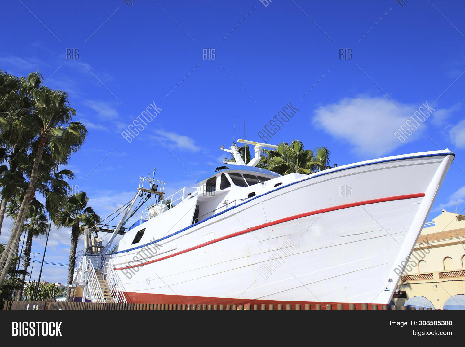 Fishing Boat Square Image & Photo (Free Trial) | Bigstock