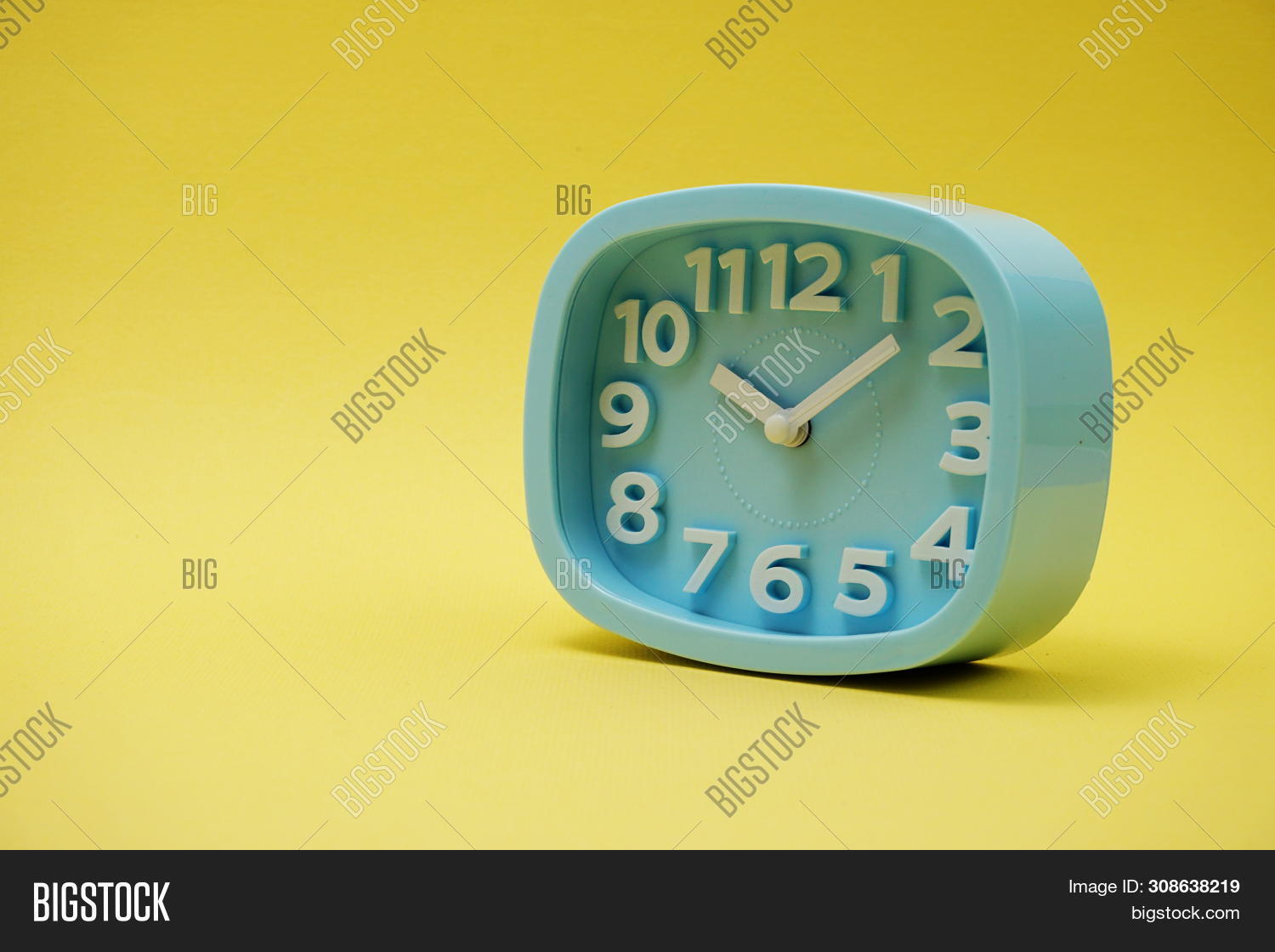 Light Blue Alarm Clock Image & Photo (Free Trial) | Bigstock