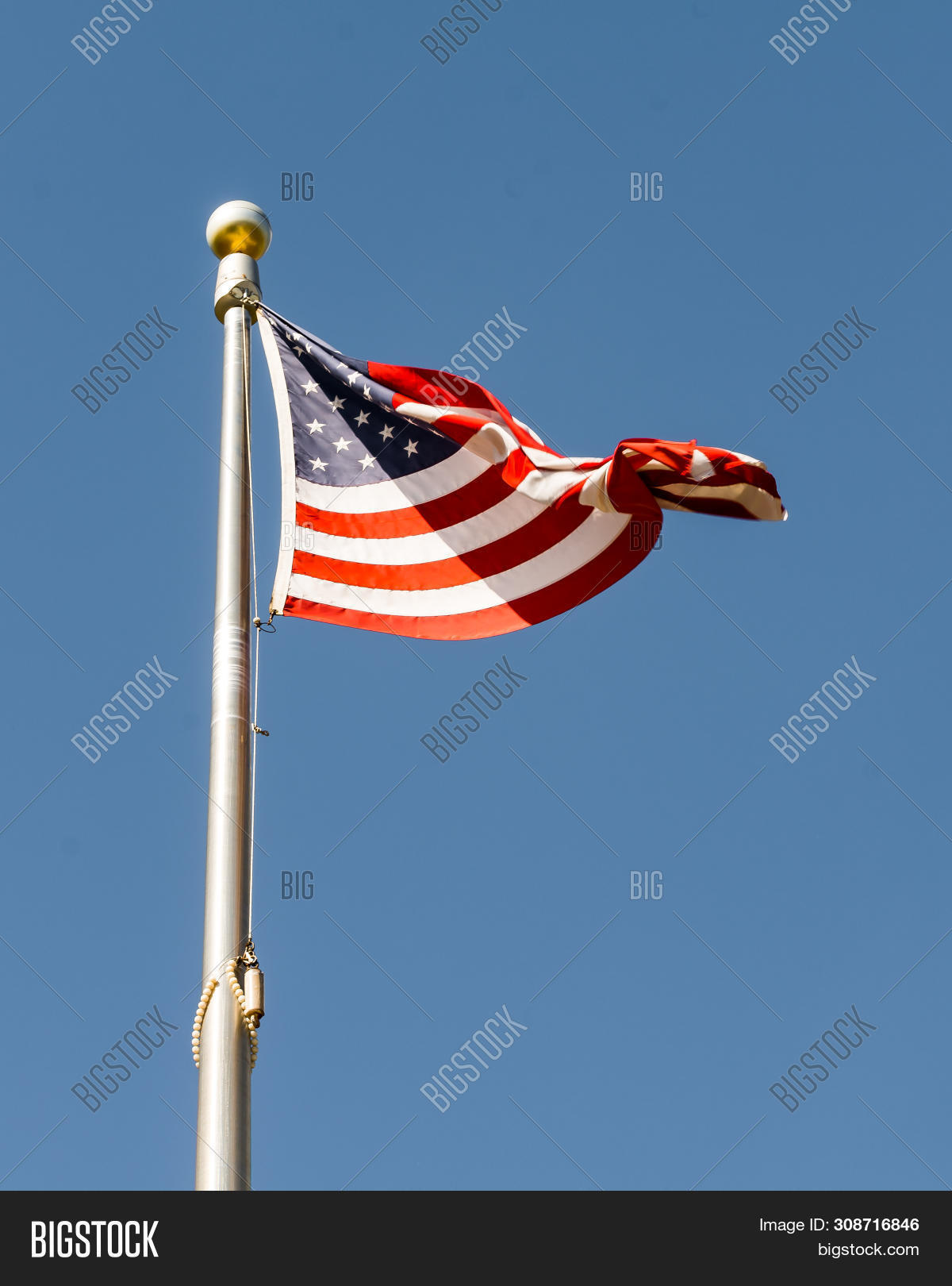 American Flag Wind Image & Photo (Free Trial) | Bigstock
