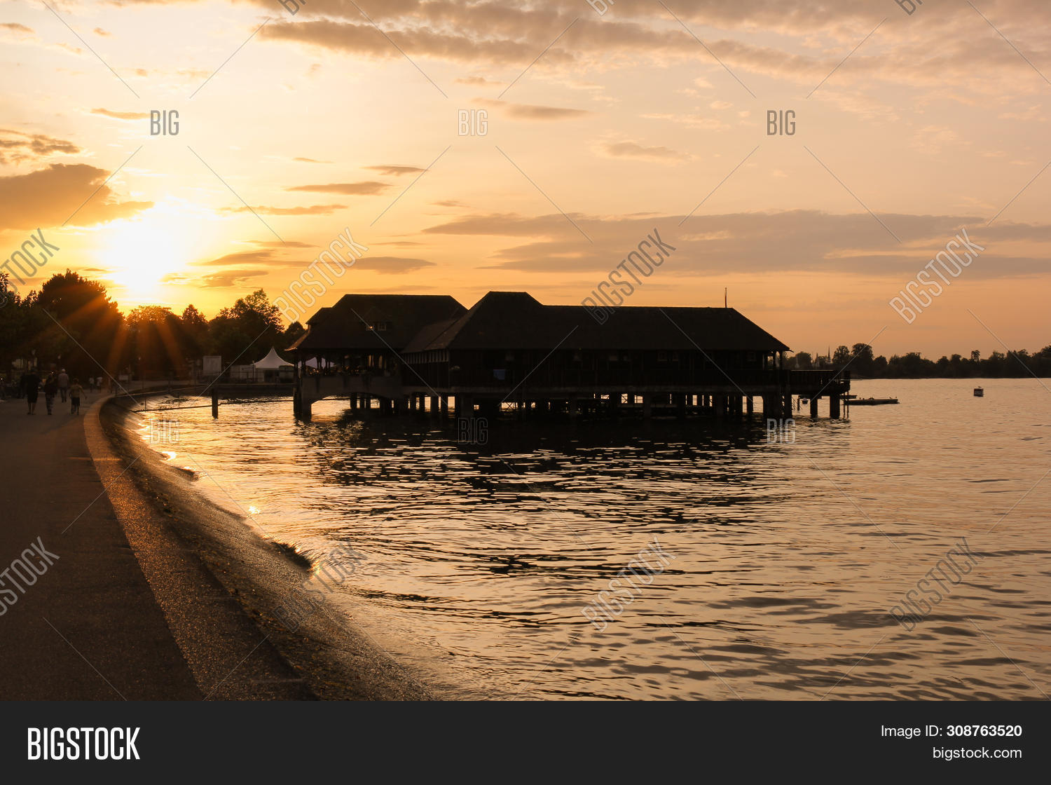 Backlit Bathing Hut Image & Photo (Free Trial) | Bigstock