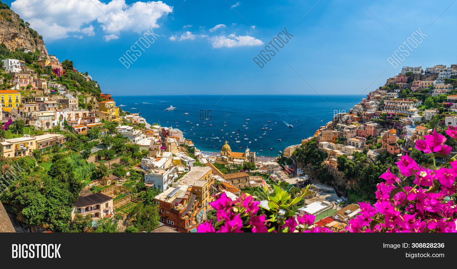 Landscape Positano Image & Photo (Free Trial) | Bigstock