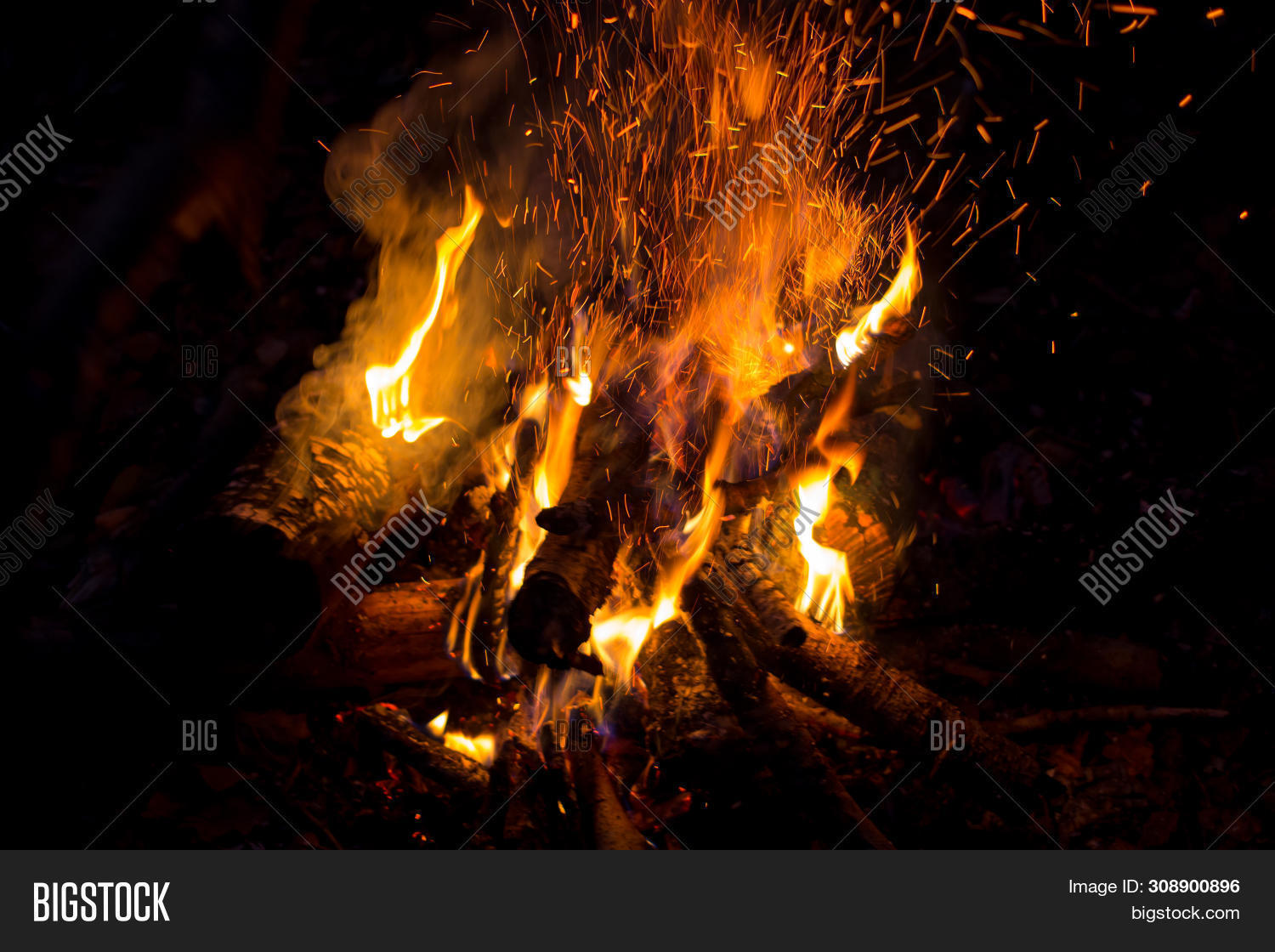Beautiful Bonfire Image & Photo (Free Trial) | Bigstock