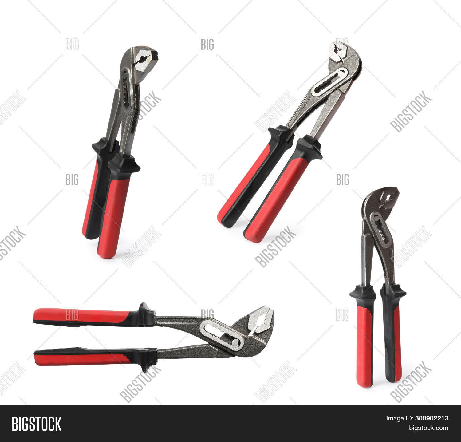 Set Adjustable Pliers Image & Photo (Free Trial) | Bigstock