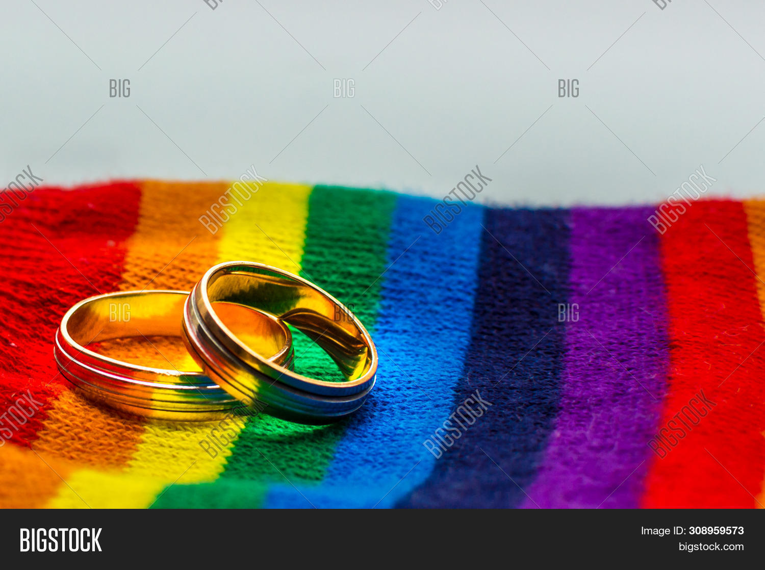 Two Wedding Rings On Image & Photo (Free Trial) | Bigstock