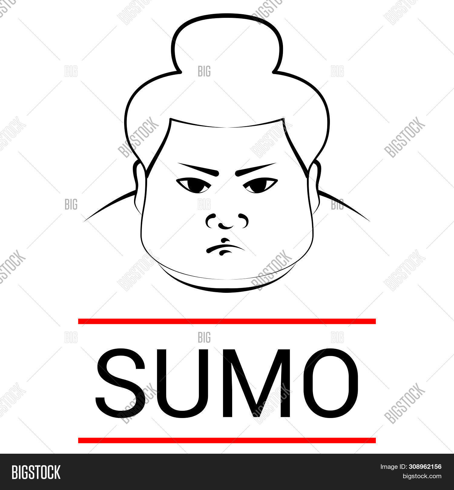 Sumo Wrestlers Head Image & Photo (Free Trial) | Bigstock