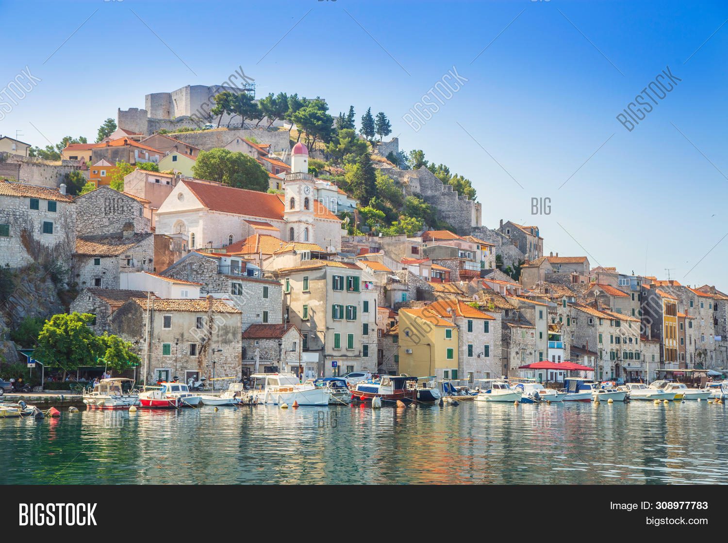 Imagen y foto Old Town Sibenik On (prueba gratis) | Bigstock