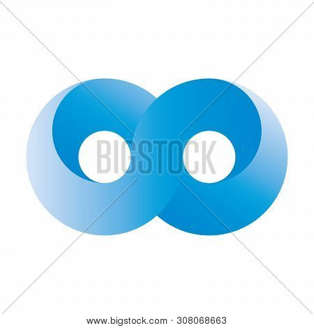 Blue Infinity Symbol Vector & Photo (Free Trial) | Bigstock