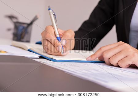 Woman Writing Message Image & Photo (Free Trial) | Bigstock