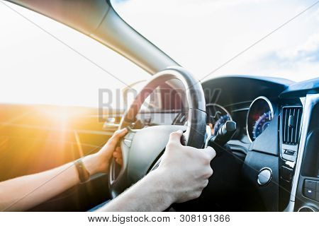 Driving Car, Shot Image & Photo (Free Trial) | Bigstock