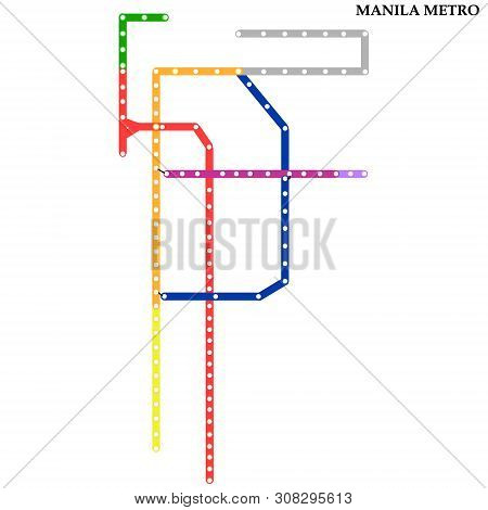 Map Manila Metro, Vector & Photo (Free Trial) | Bigstock