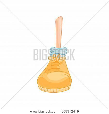 Cartoon Foot Stands Vector & Photo (Free Trial) | Bigstock