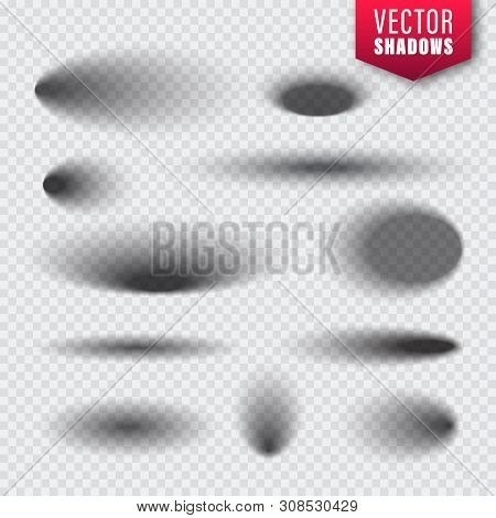 Vector Shadows Set On Vector & Photo (Free Trial) | Bigstock