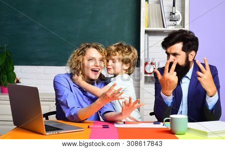School Family. Happy Image & Photo (Free Trial) | Bigstock