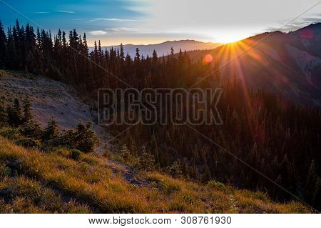 Hurricane Ridge Sunset Image & Photo (Free Trial) | Bigstock