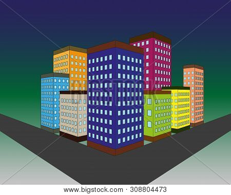 Set Vector Flat Style Vector & Photo (Free Trial) | Bigstock