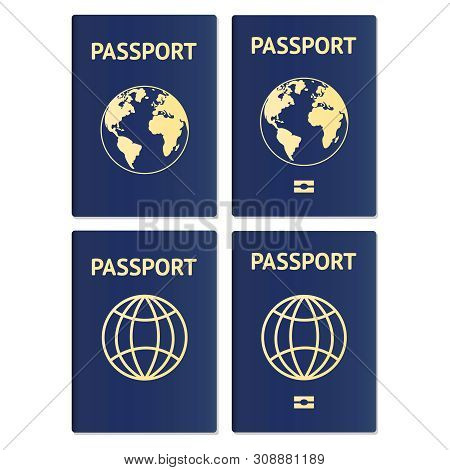 Set Passport Isolated Vector & Photo (Free Trial) | Bigstock