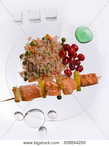 Chicken Kebab Rice Image & Photo (Free Trial) | Bigstock