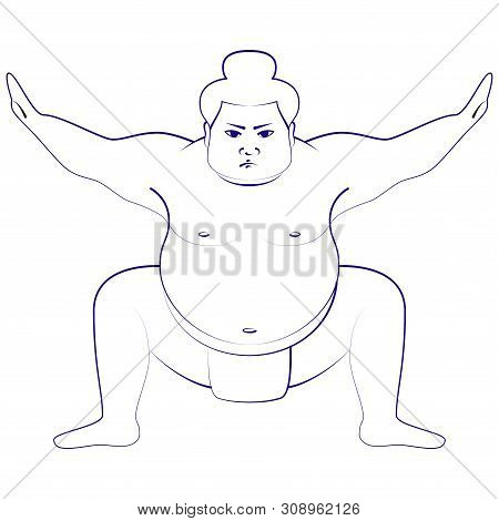 Sumo Wrestlerisolated Image & Photo (Free Trial) | Bigstock