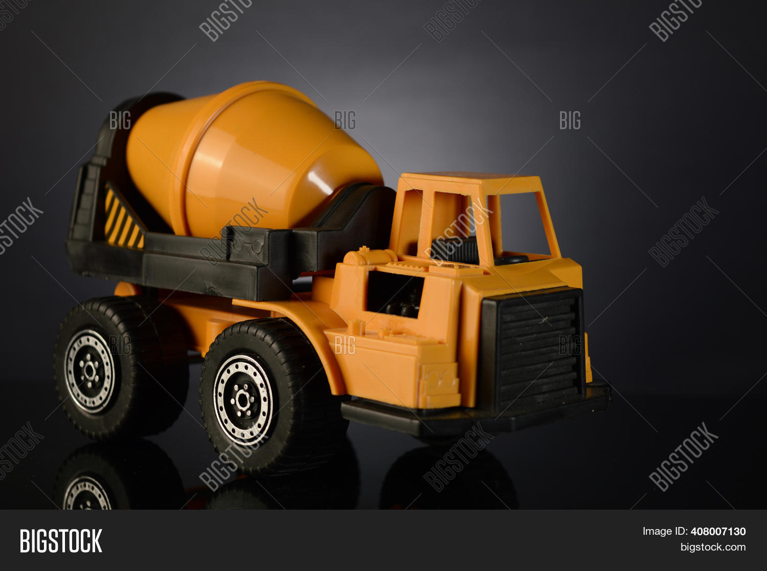 Toy Cement Mixer Over Image & Photo (Free Trial) | Bigstock