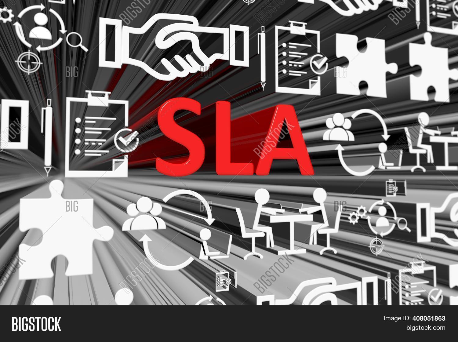 Sla Concept Blurred Image & Photo (Free Trial) | Bigstock