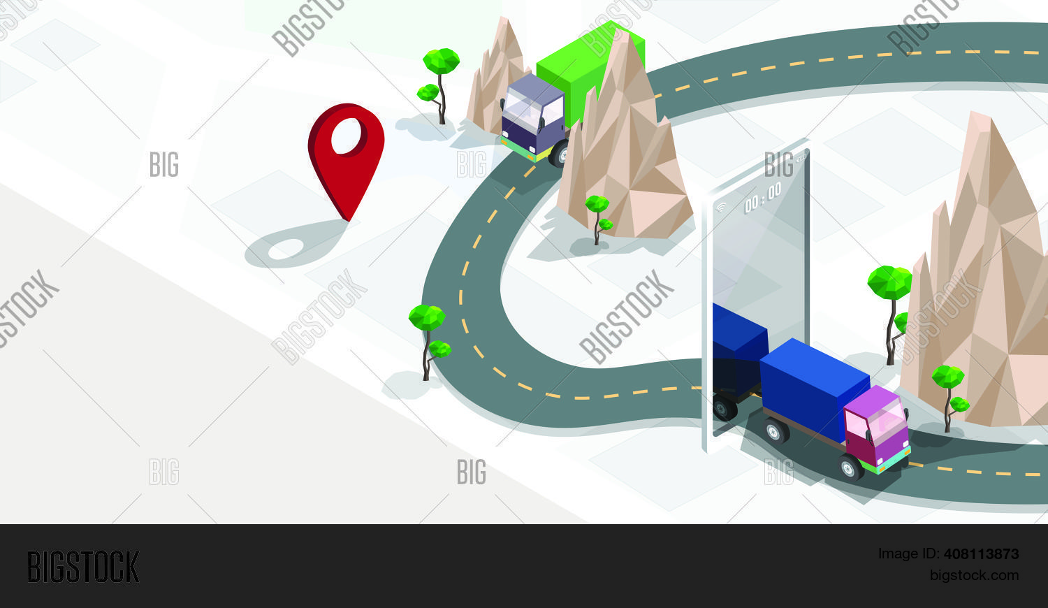 Smart Logistics Vector & Photo (Free Trial) | Bigstock
