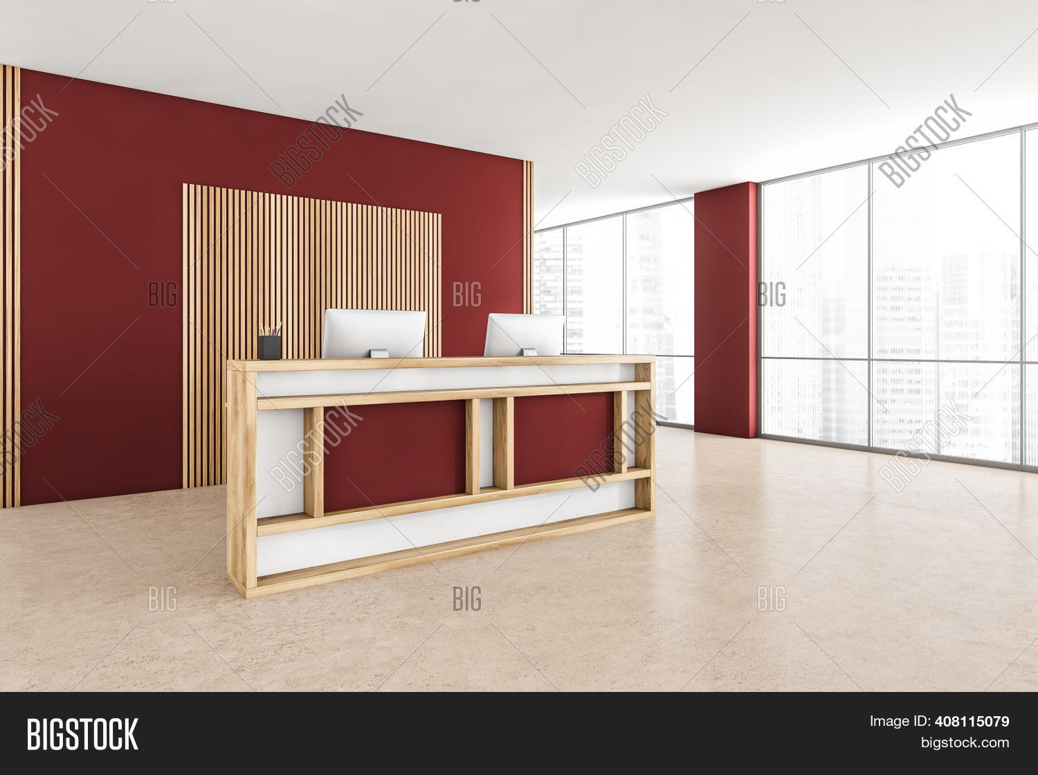 Red Wooden Reception Image & Photo (Free Trial) | Bigstock
