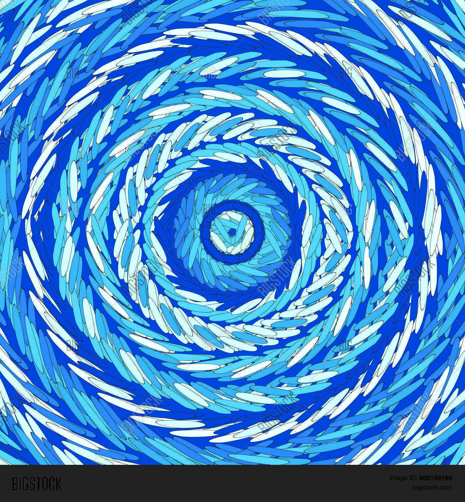 Circular Design Blue Vector & Photo (Free Trial) | Bigstock