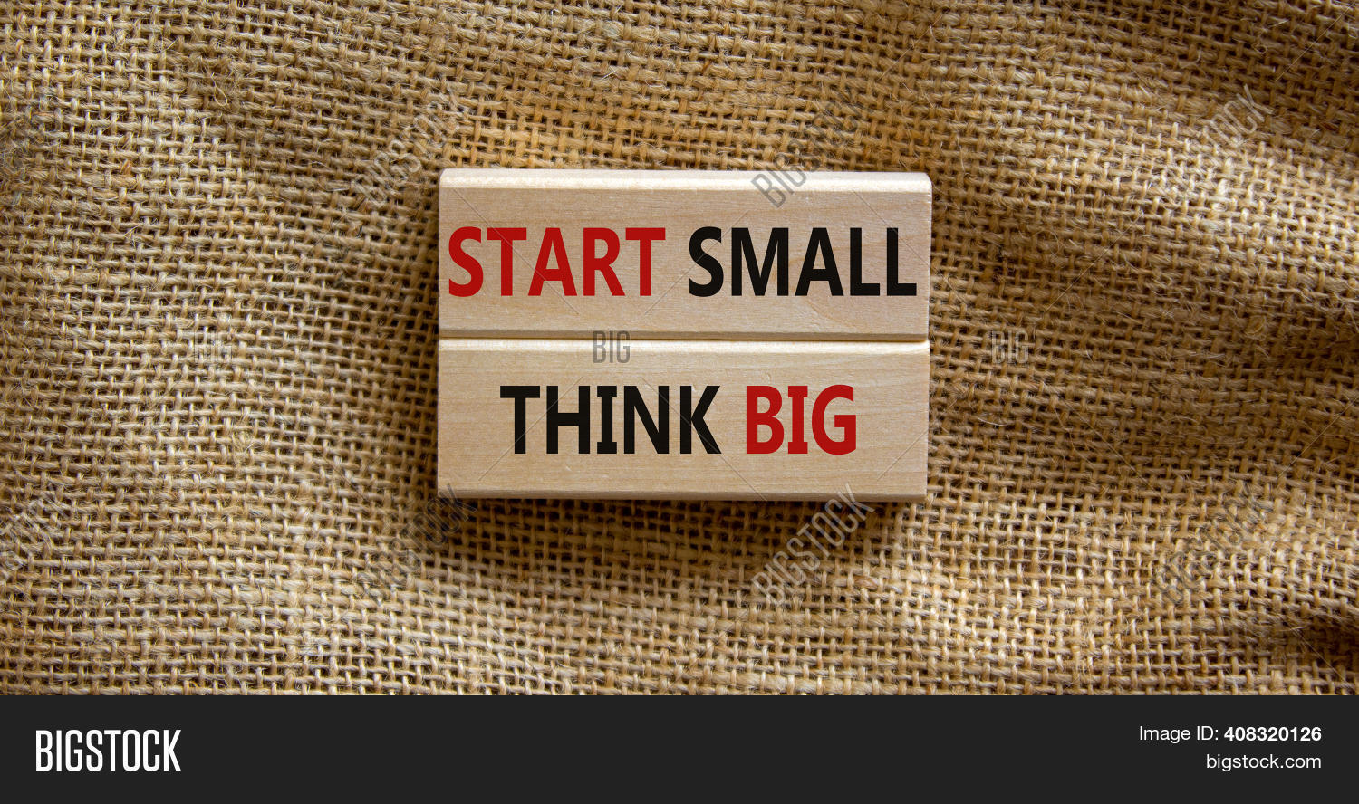 Start Small Think Big Image & Photo (Free Trial) | Bigstock