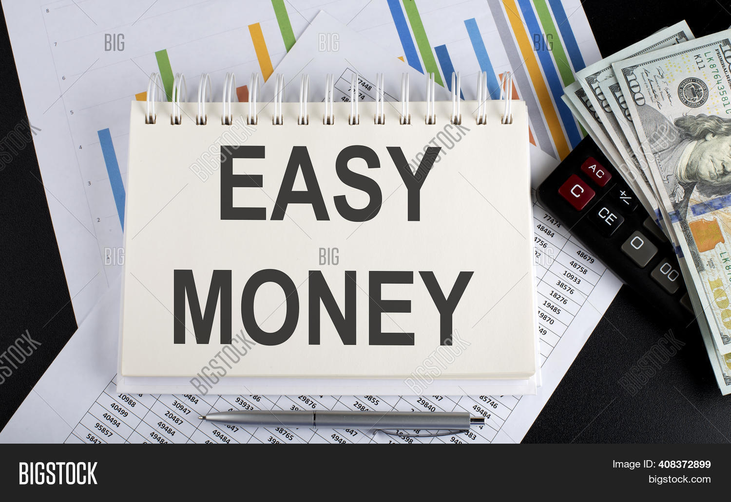 Easy Money Text Image & Photo (Free Trial) | Bigstock