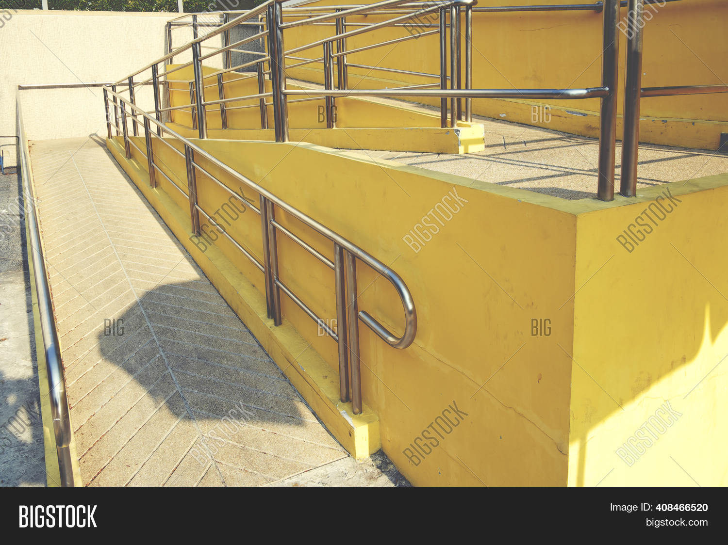 Railing Stair Walkway Image & Photo (Free Trial) | Bigstock