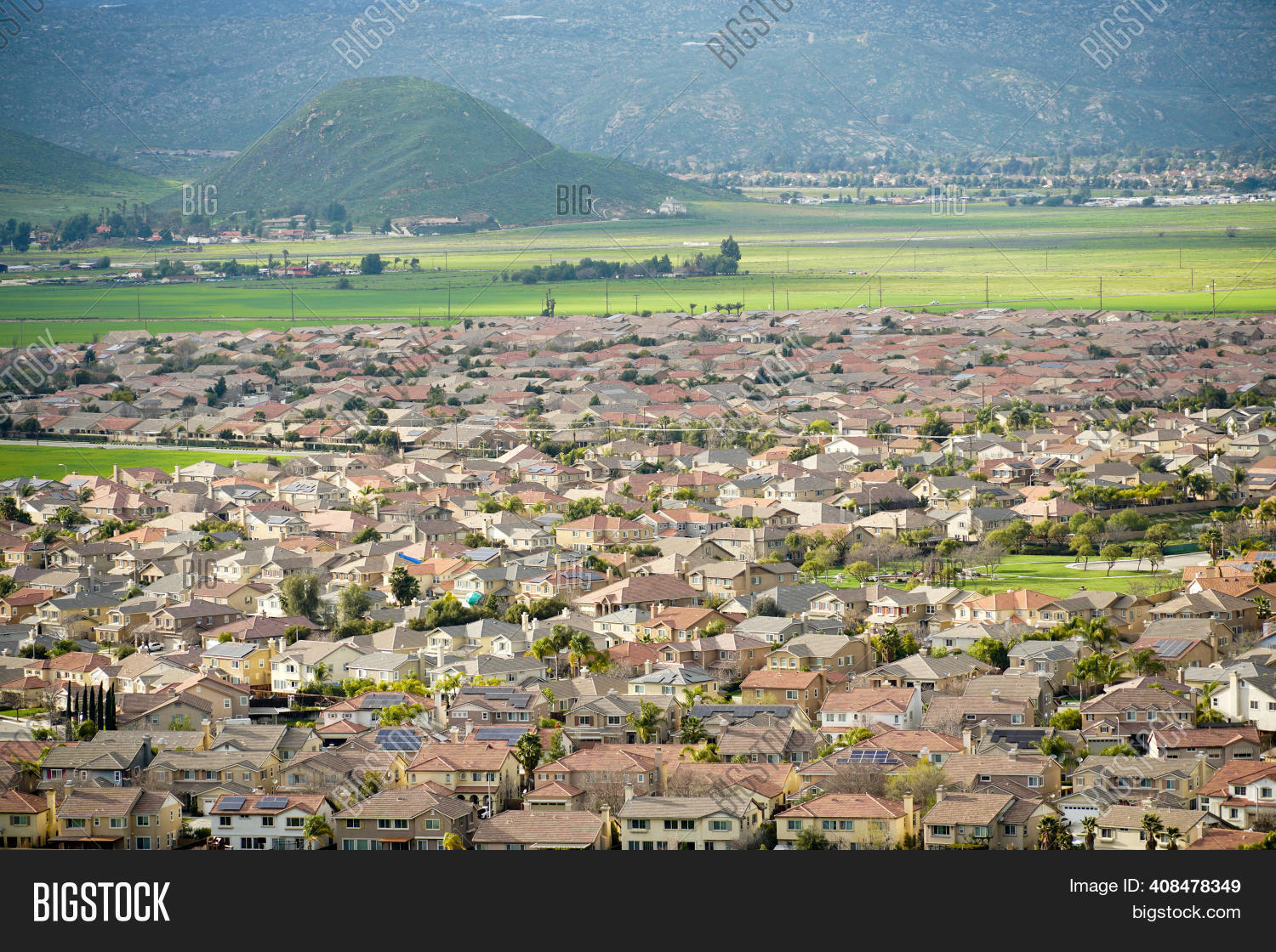 Aerial View Suburban Image & Photo (Free Trial) | Bigstock