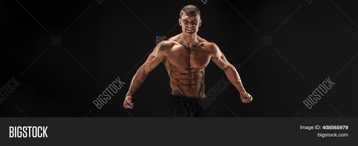 Very Brawny Guy Image & Photo (Free Trial) | Bigstock