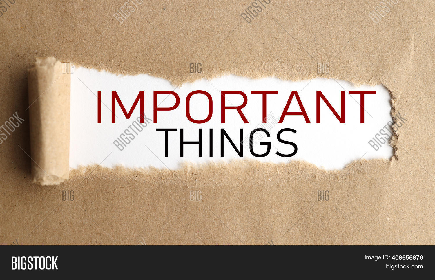Important Things. Text Image & Photo (Free Trial) | Bigstock