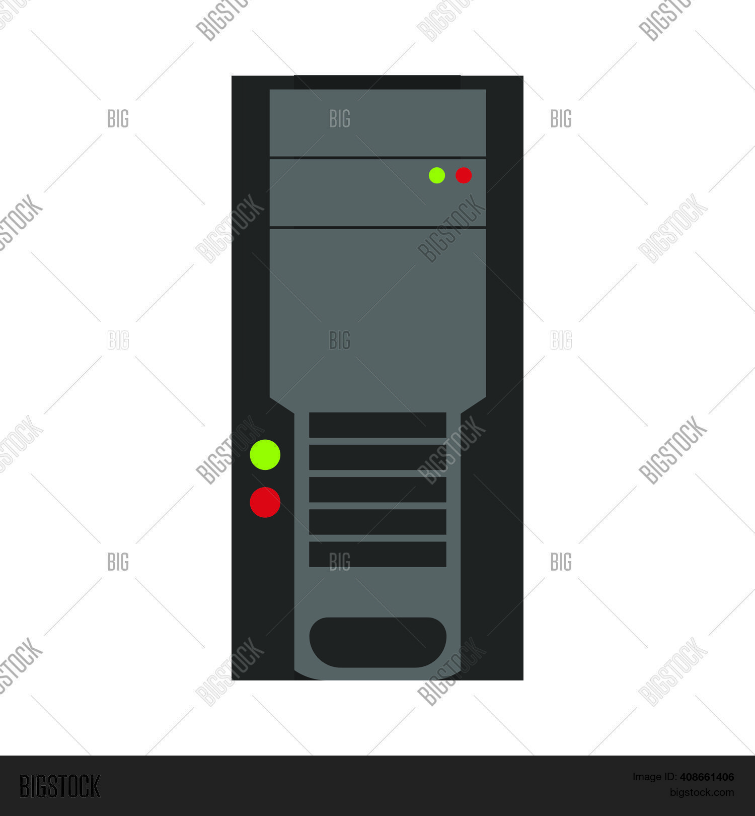 Computer Case Vector & Photo (Free Trial) | Bigstock