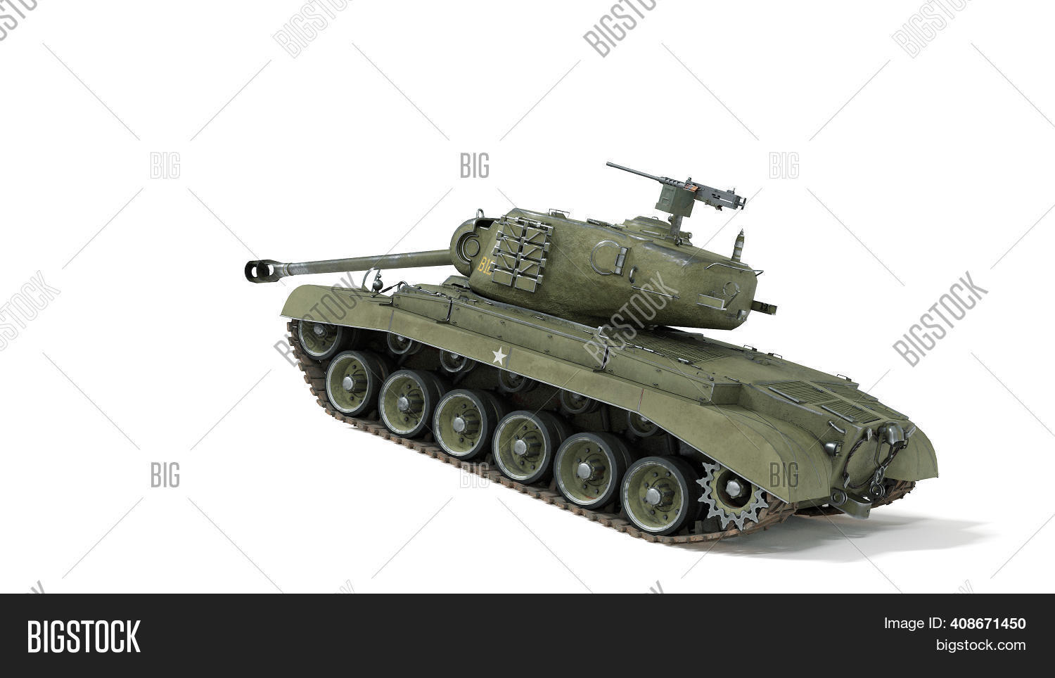 Tank Us Army World War Image & Photo (Free Trial) | Bigstock