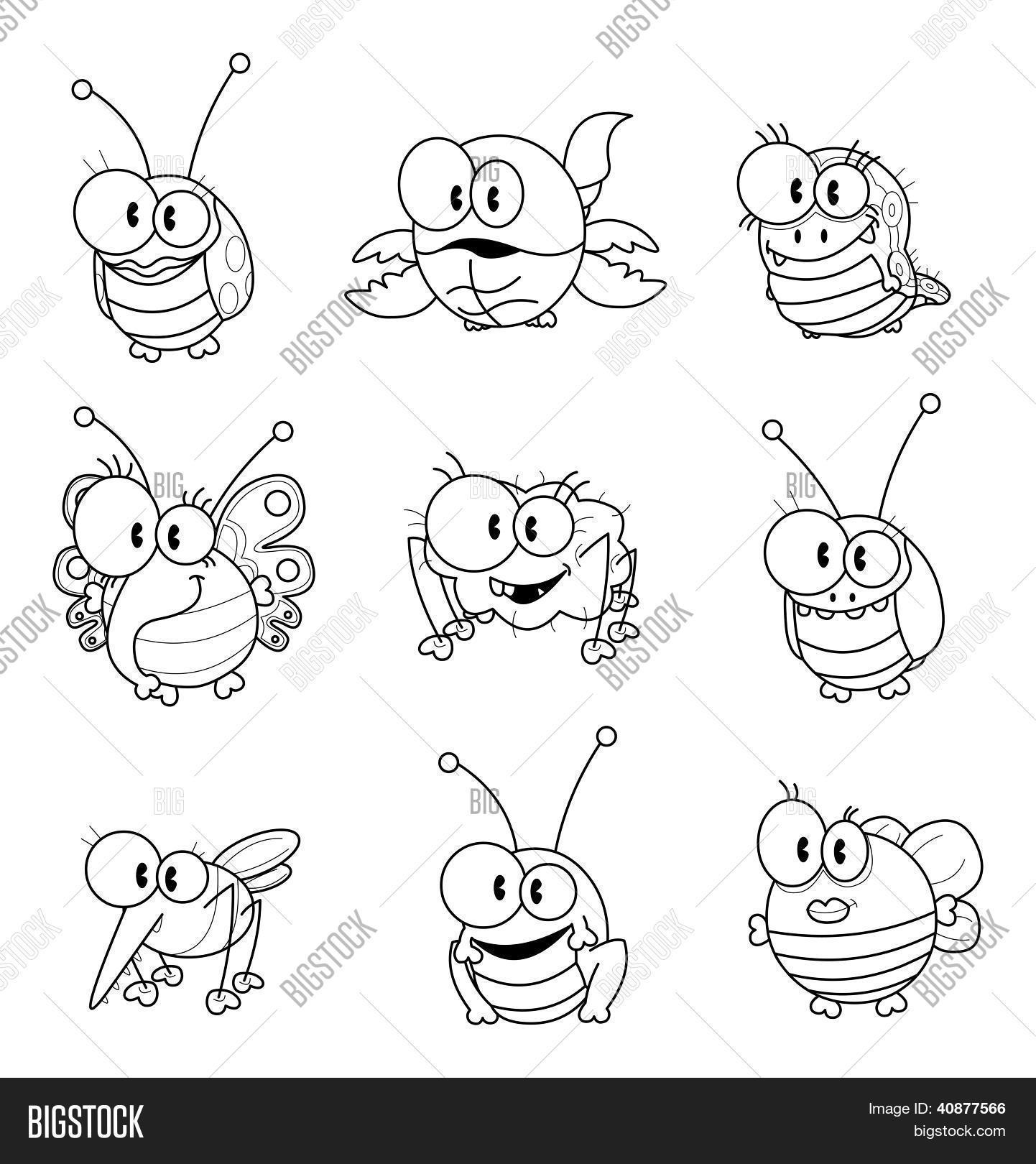 Cartoon Insects Vector & Photo (Free Trial) | Bigstock