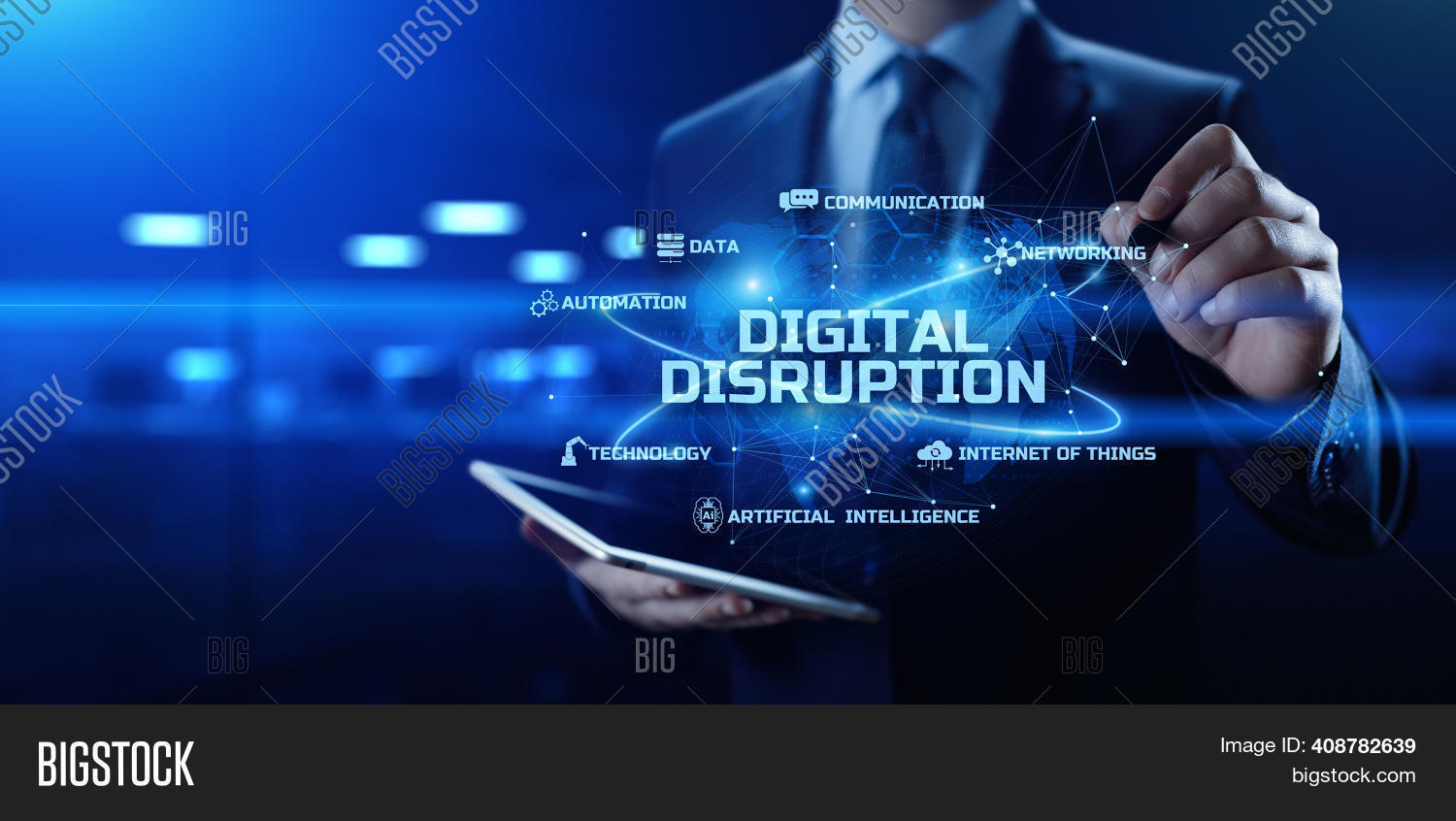 Digital Disruption. Image & Photo (Free Trial) | Bigstock