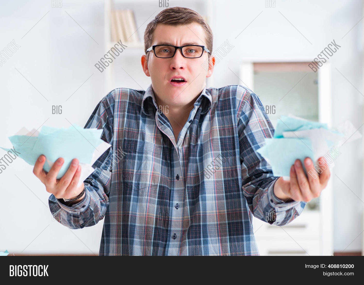 Young Man Frustrated Image & Photo (Free Trial) | Bigstock