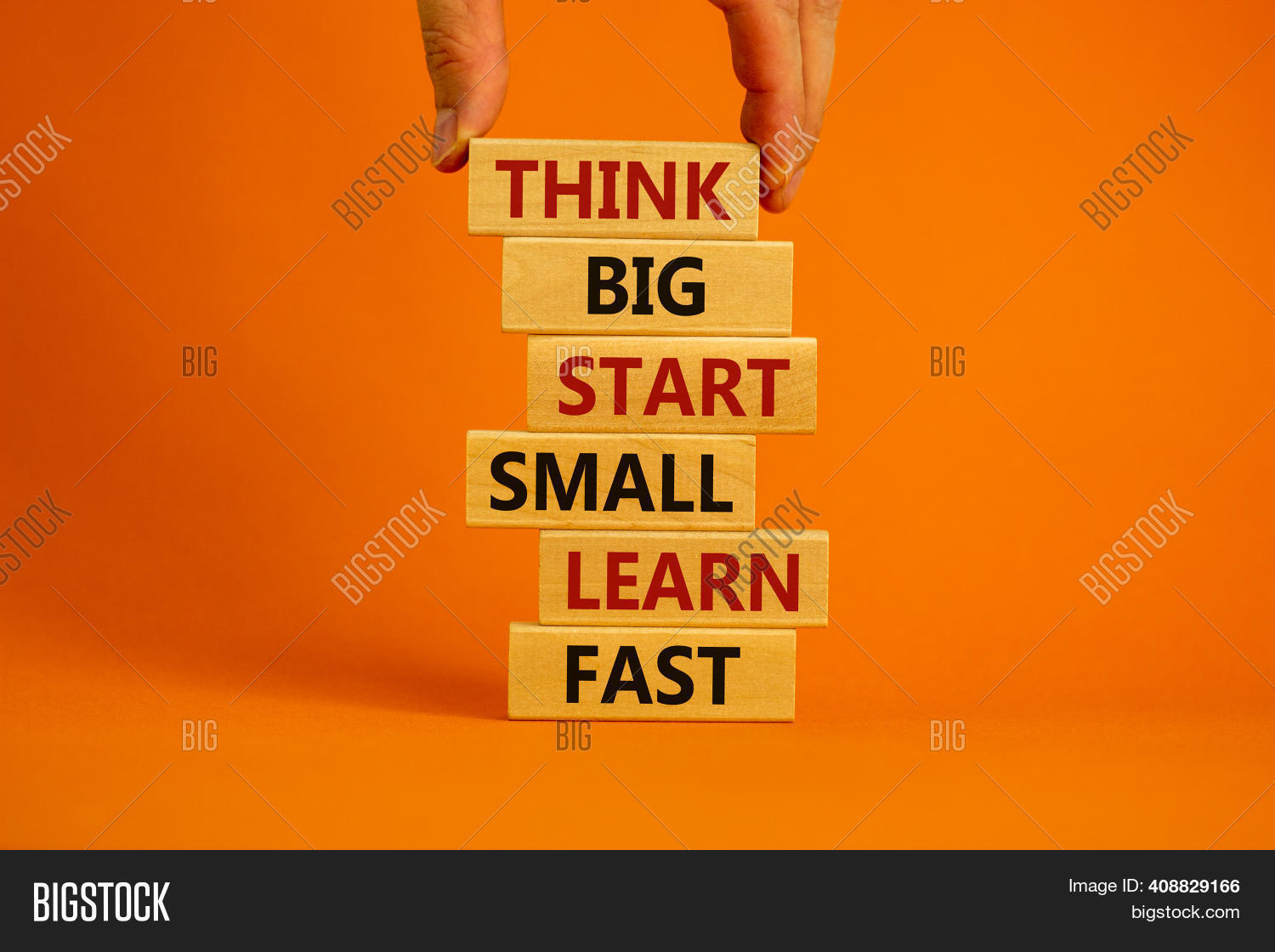 Think Big Start Small Image & Photo (Free Trial) | Bigstock