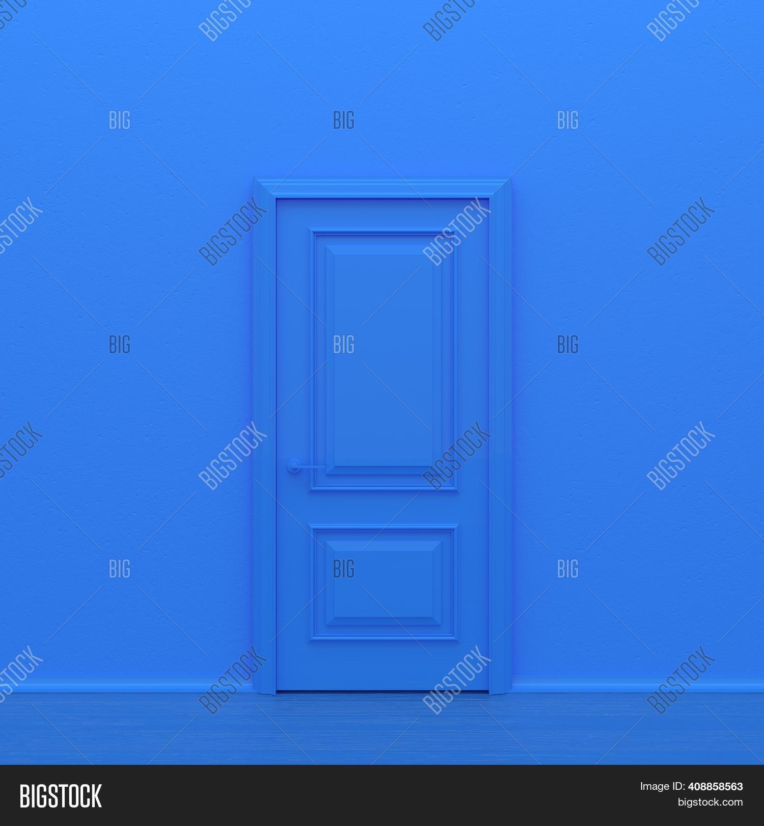 Blue Closed Door. Image & Photo (Free Trial) | Bigstock