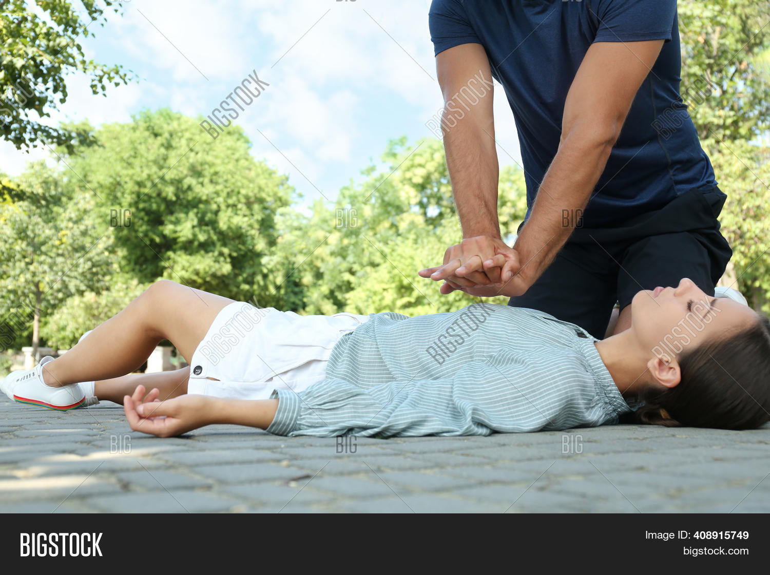 Man Performing Cpr On Image & Photo (Free Trial) | Bigstock