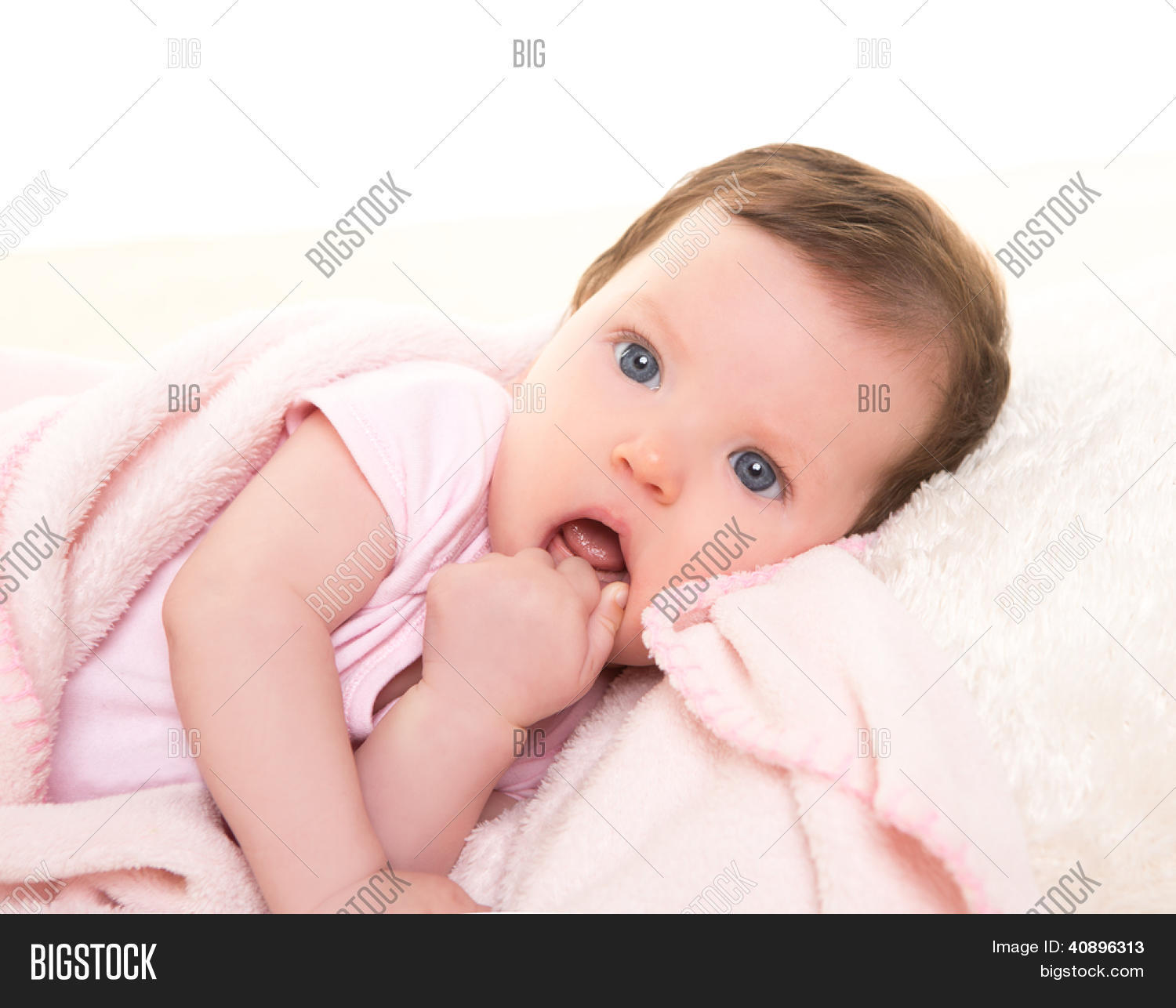 Baby Girl Toothache Image & Photo (Free Trial) | Bigstock